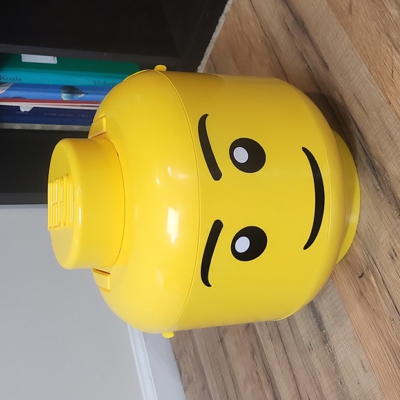Toys | Lego Head Sorter Storage Yellow Smiley Face Lego Man 213 | Poshmark